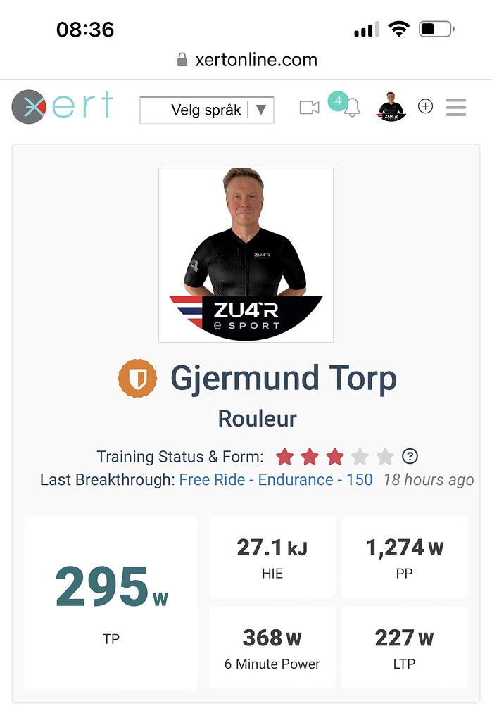 Recommended training under TRAINING vs under PLANNER - Training - Xert ...